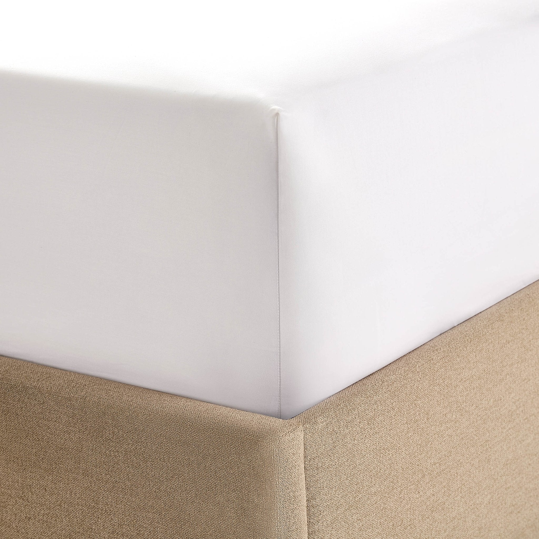 100% Egyptian Cotton 600 Thread Count Fitted Sheet - White – DUSK
