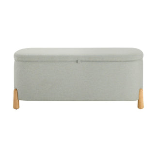 Appleton Curved Storage Bench - Blue Stripe – DUSK