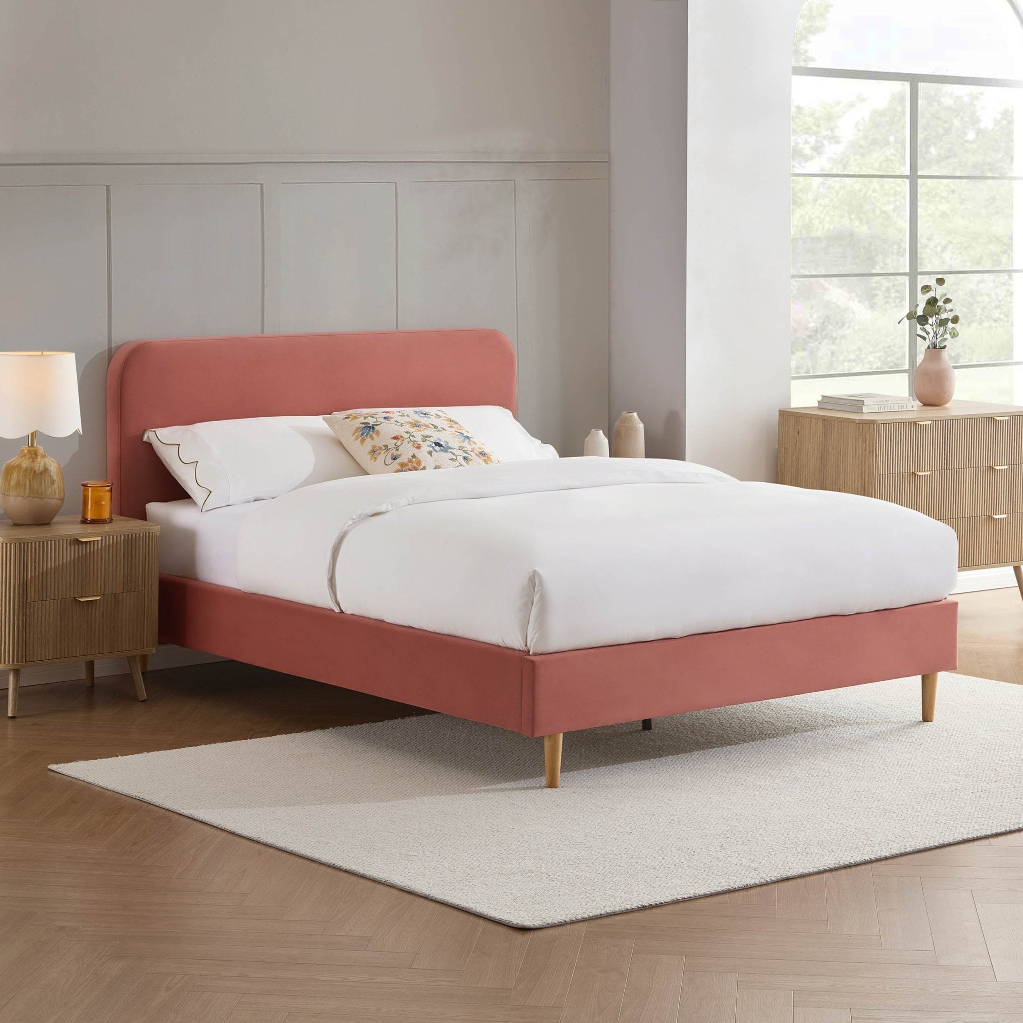 Ascot Bed Frame - Apricot – DUSK