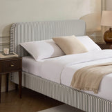 Ascot Bed Frame - Sage Stripe – DUSK