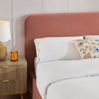 Ascot Ottoman Storage Bed - Apricot – DUSK