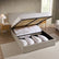 Ascot Ottoman Storage Bed - Natural – DUSK