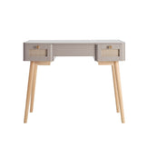 Aurelia Dressing Table Console with Mirror - Taupe – DUSK