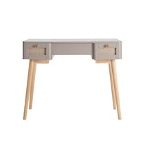 Aurelia Dressing Table Console with Mirror - Taupe – DUSK