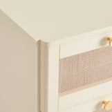 Aurelia Dressing Table Console with Mirror - Vintage Cream – DUSK