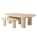 Azra Nesting Coffee Tables - Travertine Marble Effect – DUSK