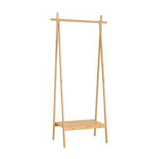 Becky Bamboo Clothes Rail - Light Wood – DUSK