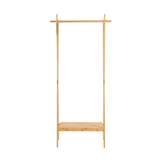 Becky Bamboo Clothes Rail - Light Wood – DUSK