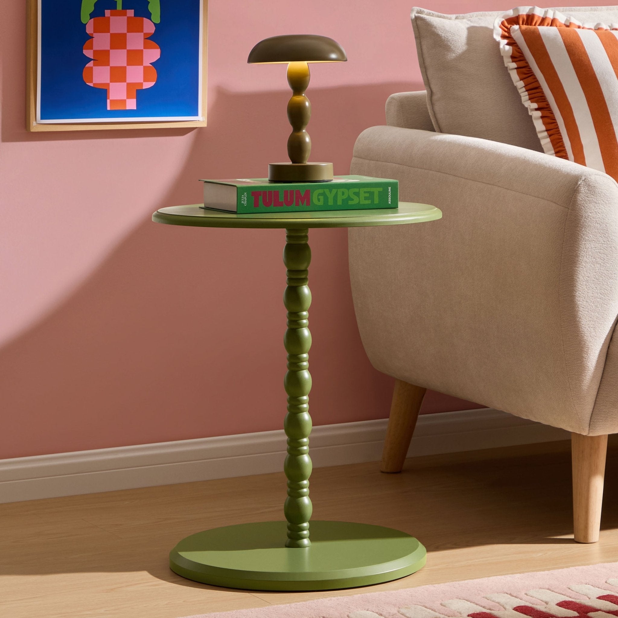 Bonnie Bobbin Side Table - Olive – DUSK