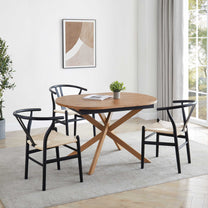 Brooke Oval Extendable 4-8 Seater Dining Table - Wood – DUSK