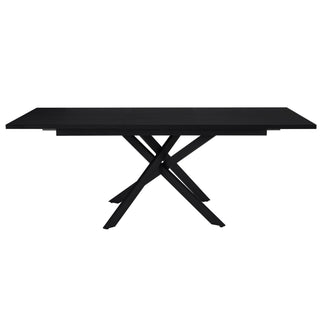 Brooke Rectangle Extendable 6-10 Seater Dining Table - Black – DUSK