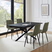 Brooke Rectangle Extendable 6-10 Seater Dining Table - Black – DUSK