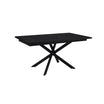 Brooke Rectangle Extendable 6-10 Seater Dining Table - Black – DUSK