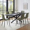 Brooke Rectangle Extendable 6-10 Seater Dining Table - Black – DUSK