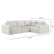 Brooklyn Small Right Hand L-Shape Sofa - Cappuccino – DUSK
