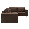 Brooklyn Large Right Hand L-Shape Sofa - Cappuccino – DUSK