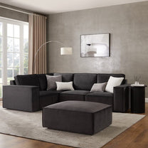 Brooklyn Small Left Hand L-Shape Sofa - Ink – DUSK