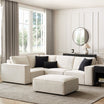 Brooklyn Small Left Hand L-Shape Sofa - Ivory – DUSK