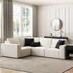 Brooklyn Small Left Hand L-Shape Sofa - Ivory – DUSK
