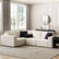 Brooklyn Small Left Hand L-Shape Sofa - Ivory – DUSK