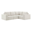 Brooklyn Small Right Hand L-Shape Sofa - Ivory – DUSK