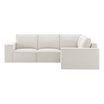 Brooklyn Small Right Hand L-Shape Sofa - Ivory – DUSK