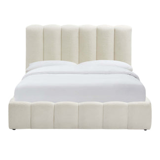 Cheshire Boucle Ottoman Storage Bed - Off White – DUSK