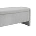 Didsbury Curved Storage Bench - Light Grey – DUSK