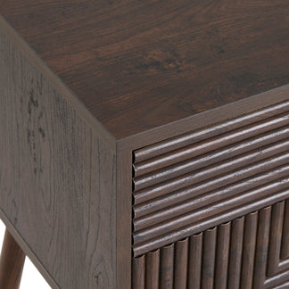 Dora 2 Drawer Nightstand - Walnut – DUSK