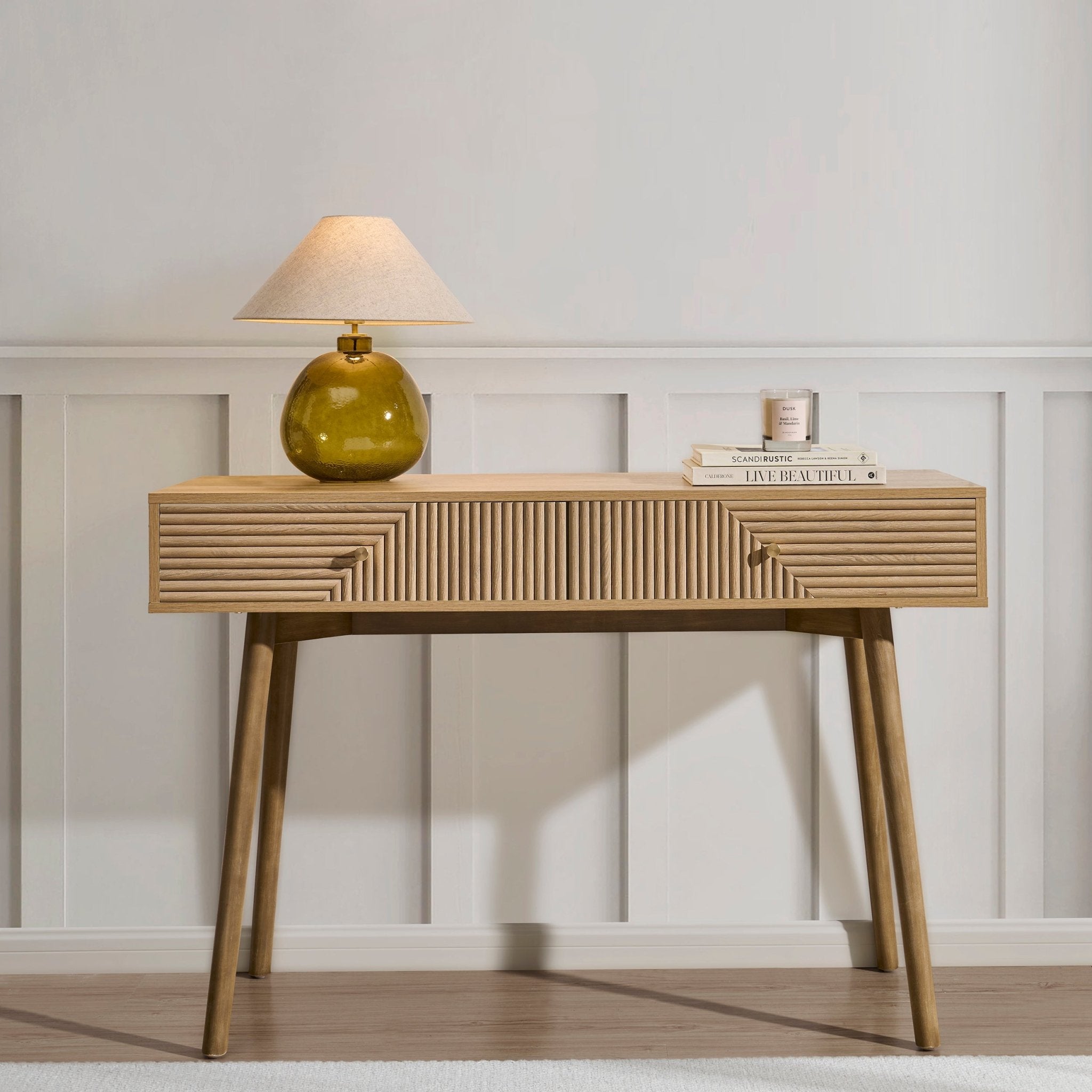 Dora Dressing Table Console - Light Wood – DUSK