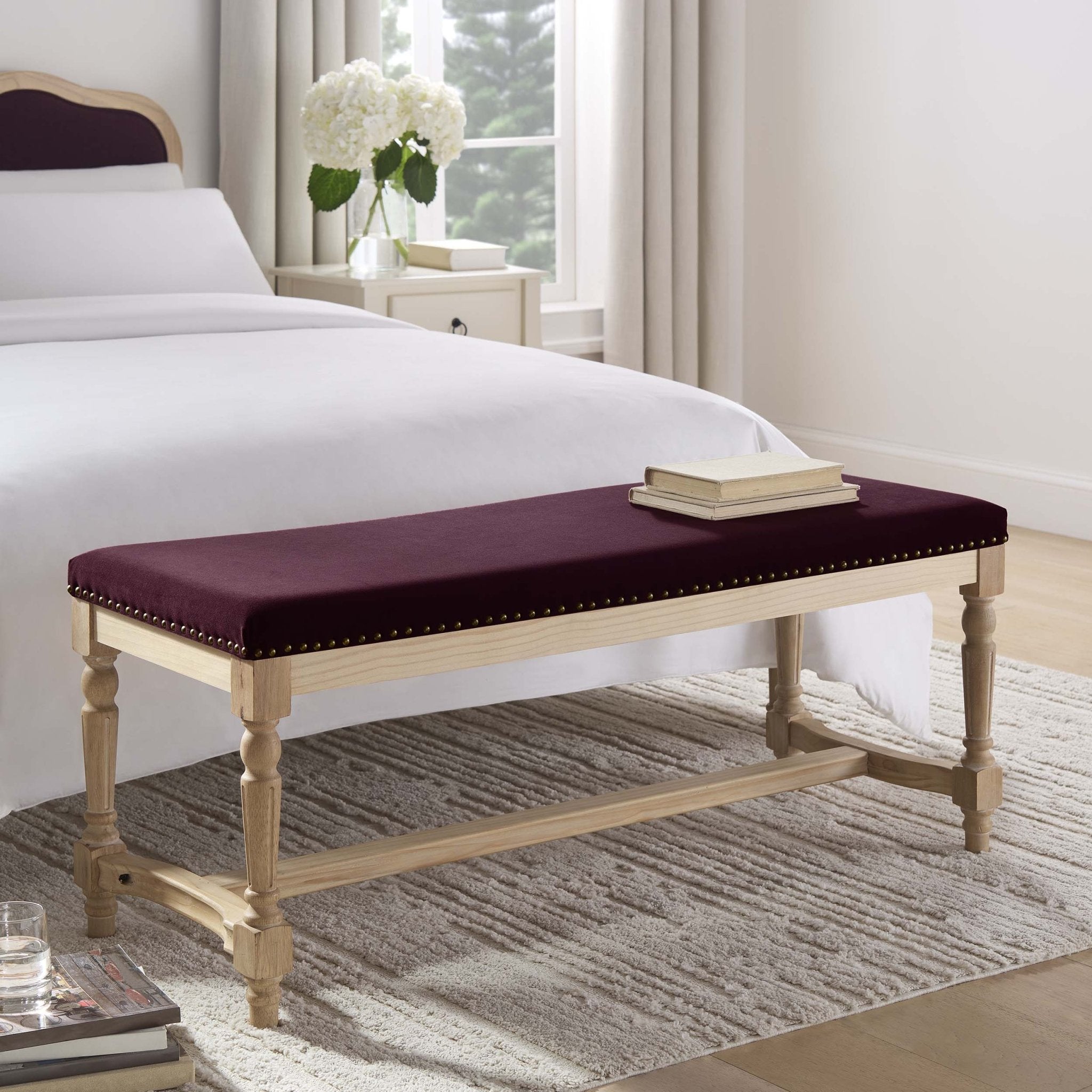 Emley Bench - Plum – DUSK