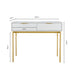Evie Dressing Table Console - Taupe – DUSK