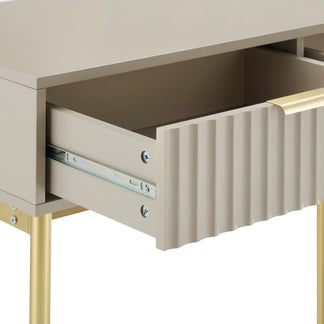 Evie Dressing Table Console - Taupe – DUSK