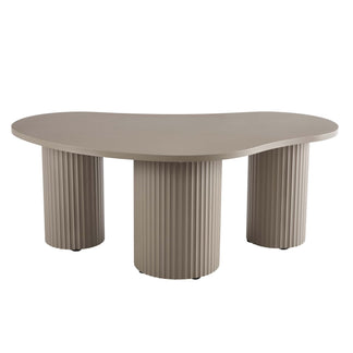 Evie Irregular Coffee Table - Taupe – DUSK