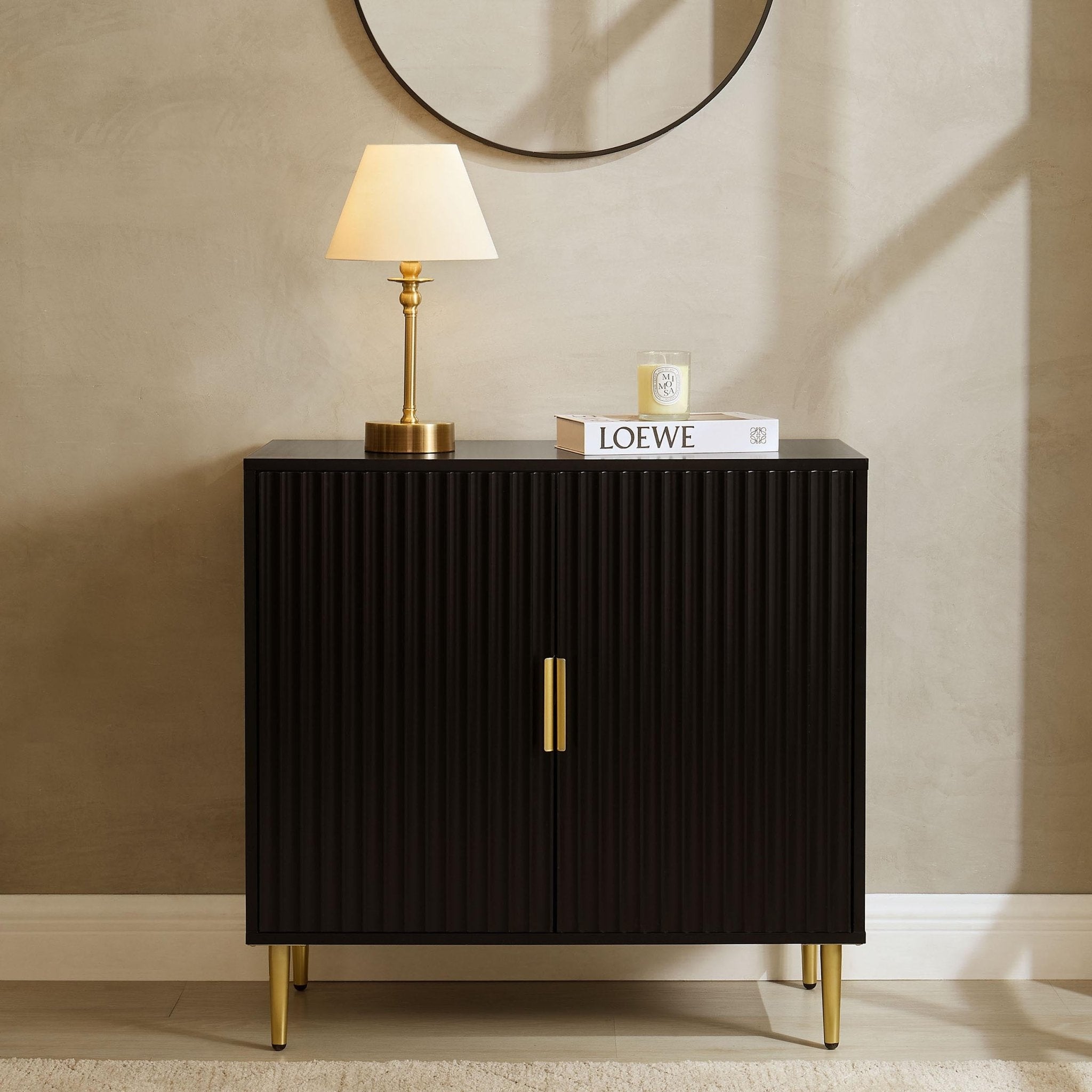 Evie Small Sideboard - Black – DUSK