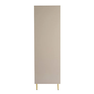 Evie 2 Door Wardrobe with Drawers - Taupe – DUSK