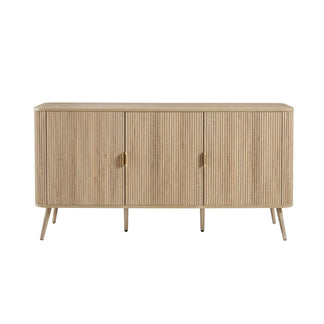 Hattie 3 Door Sideboard - Light Wood – DUSK