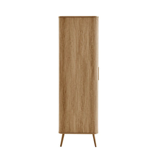 Hattie 3 Door Wardrobe - Light Wood – DUSK