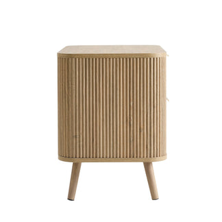 Hattie 2 Drawer Bedside Table - Light Wood – DUSK