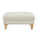Hebden Pouffe - Cream Linen – DUSK