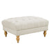 Hebden Pouffe - Cream Linen – DUSK