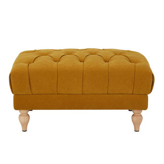 Hebden Pouffe - Mustard – DUSK