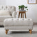 Hebden Pouffe - Natural Stripe – DUSK