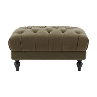 Hebden Pouffe - Olive Green – DUSK
