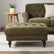 Hebden Pouffe - Olive Green – DUSK