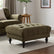 Hebden Pouffe - Olive Green – DUSK
