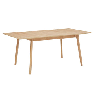 Heidi Oak 4-8 Seater Extendable Dining Table - Natural – DUSK