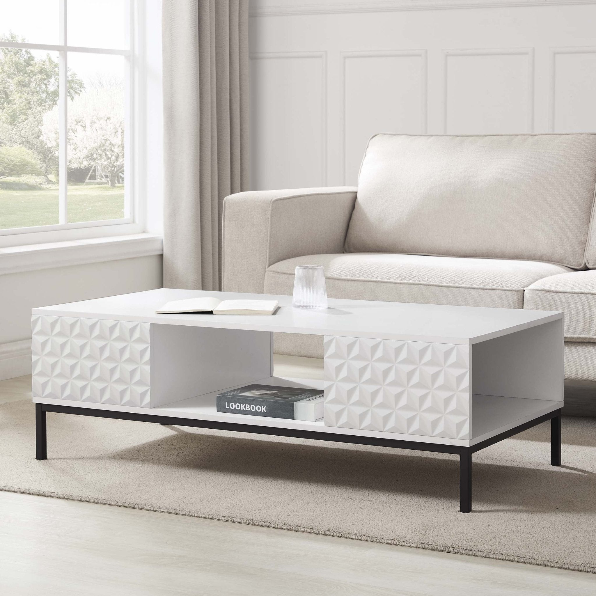 Isabella Coffee Table - White – DUSK