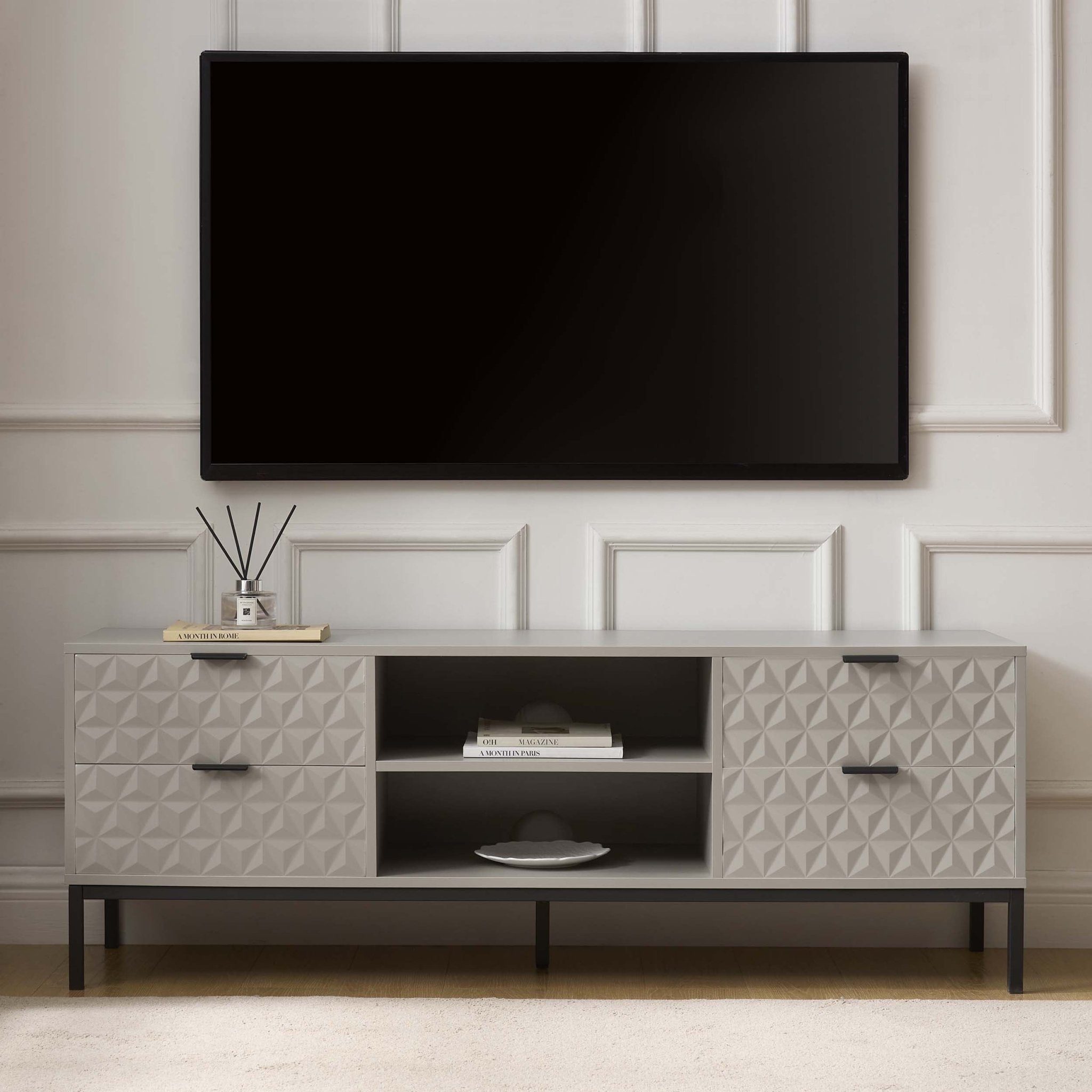 Isabella TV Unit - Taupe – DUSK