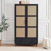 Isla 2 Door Wardrobe with Drawers - Black – DUSK